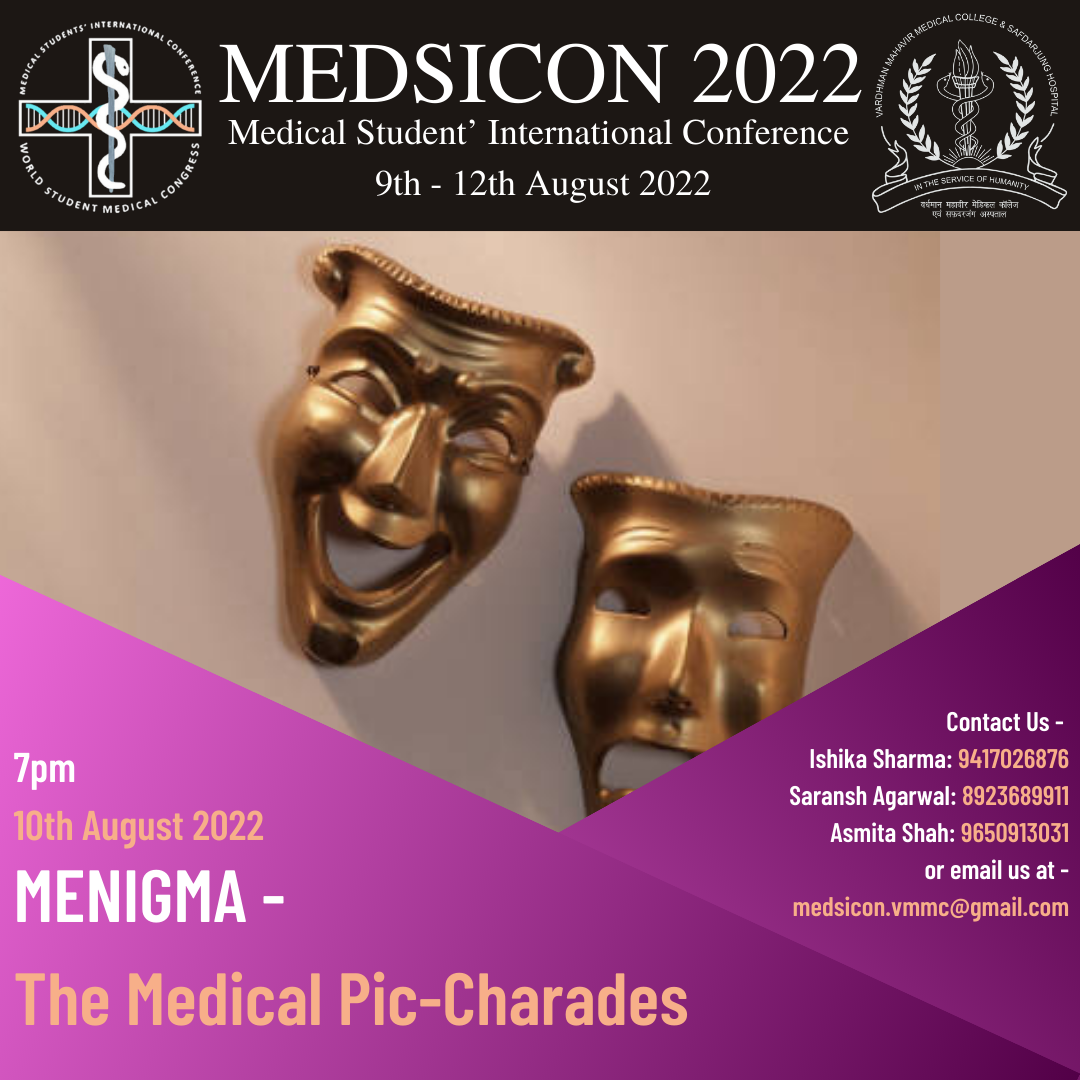 MENIGMA: The Medical Pic-Charades – MEDSICON
